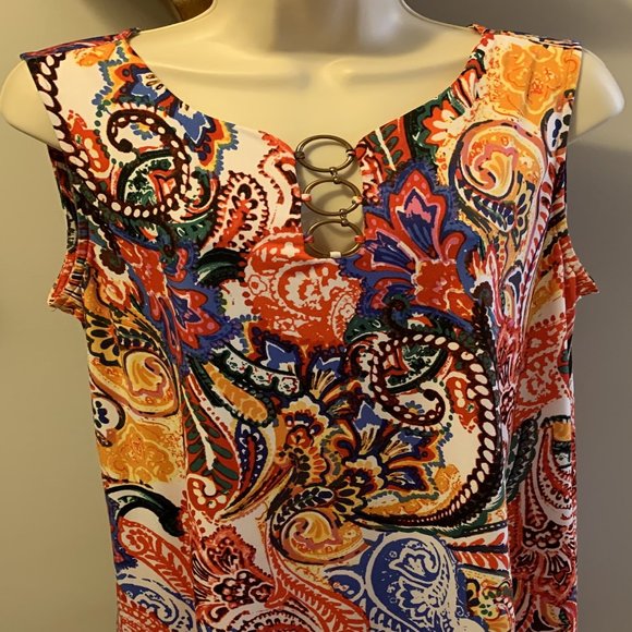 MSK | Dresses | Colorful Print Dress By Msk | Poshmark